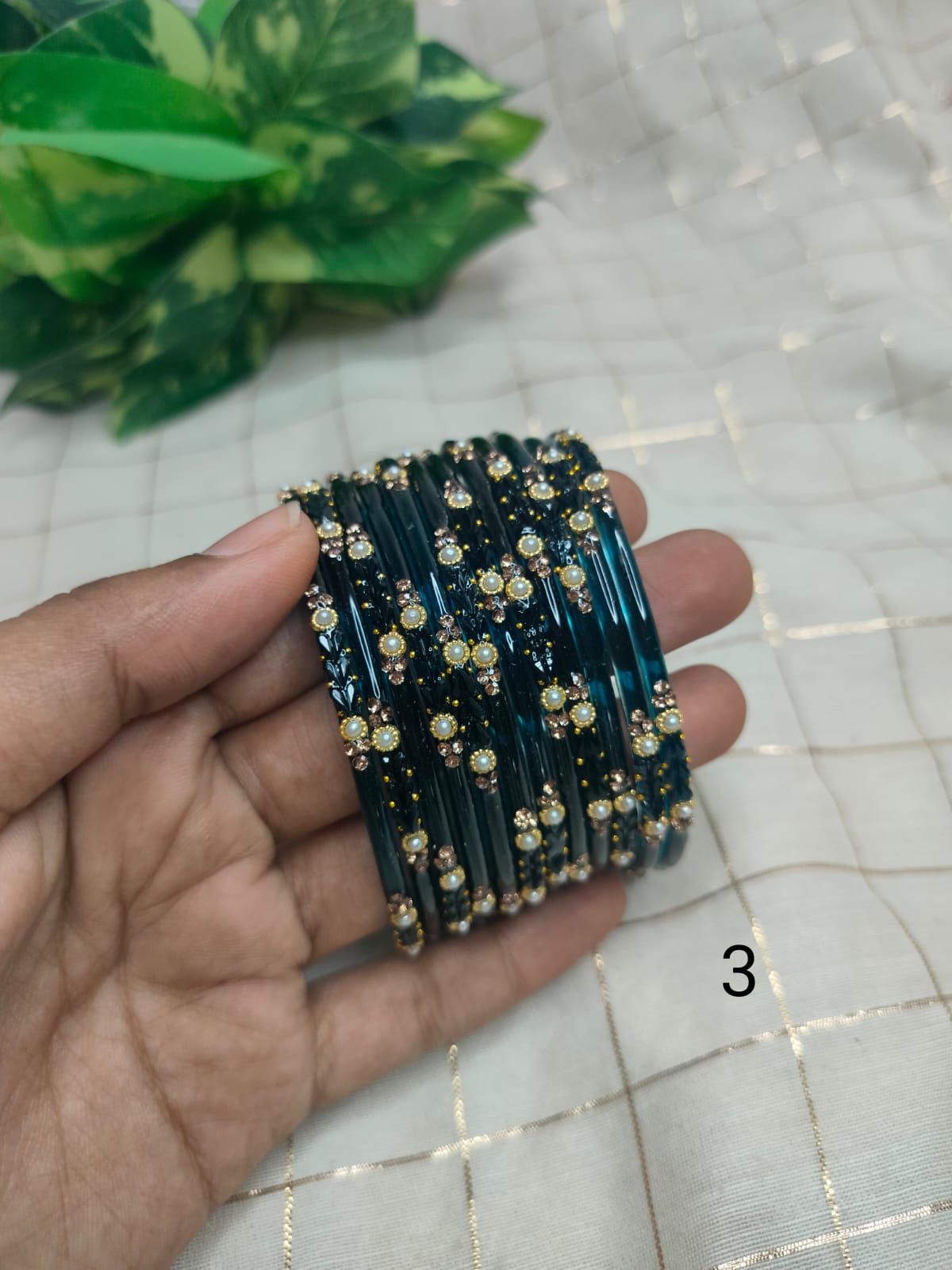 Pearl Heart – Nila Bangles