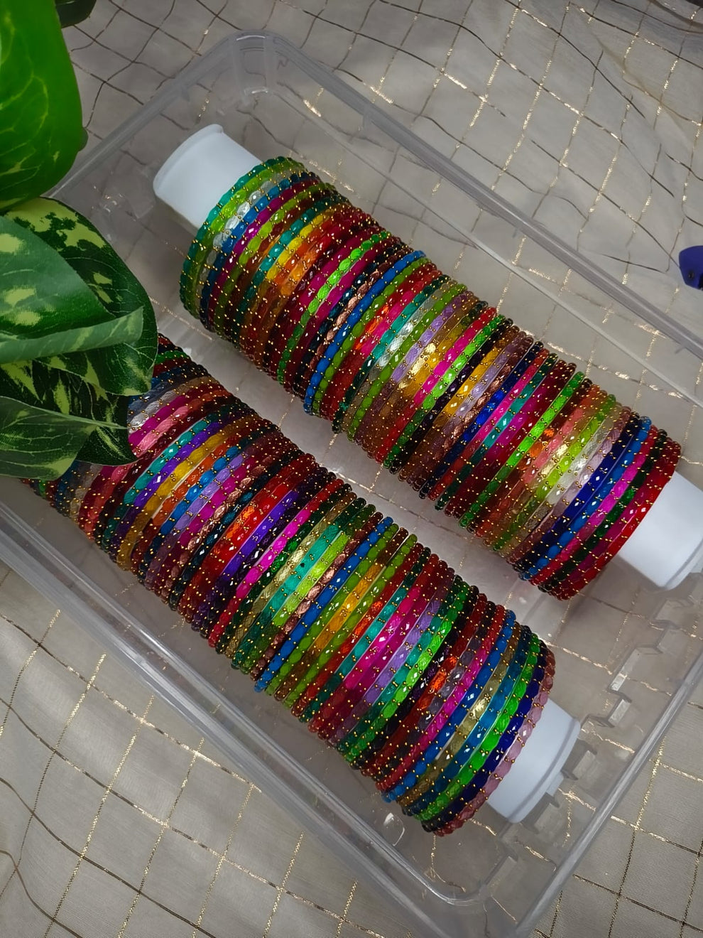 Valaikappu Combo Raindrop bangless – Nila Bangles