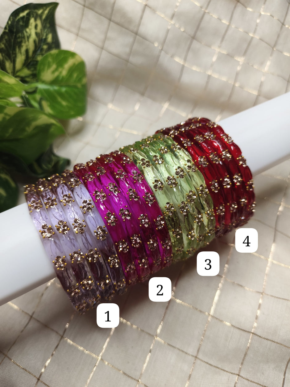 Kada Glass Bangles – Nila Bangles