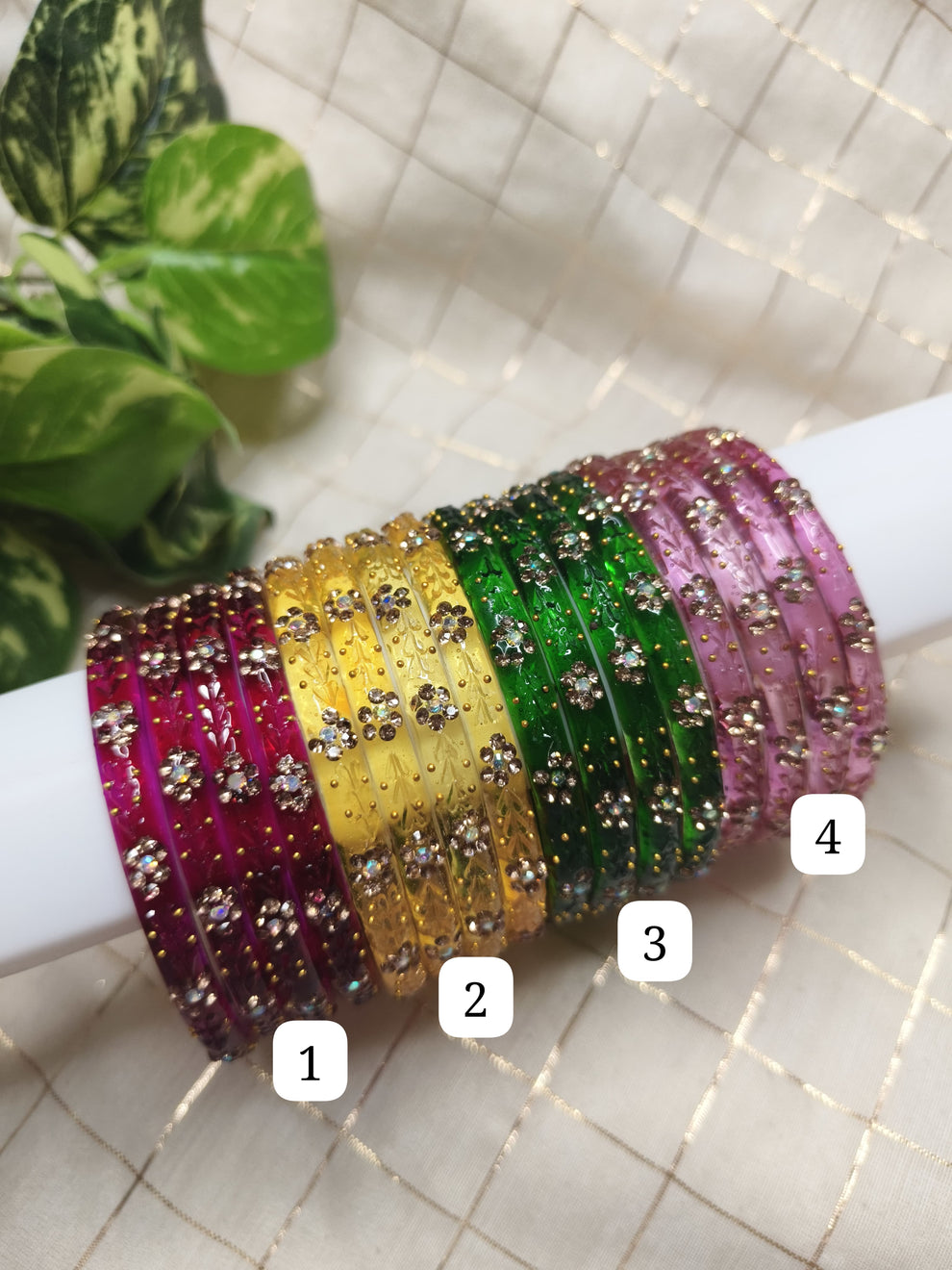 Varni Glass Kada – Nila Bangles