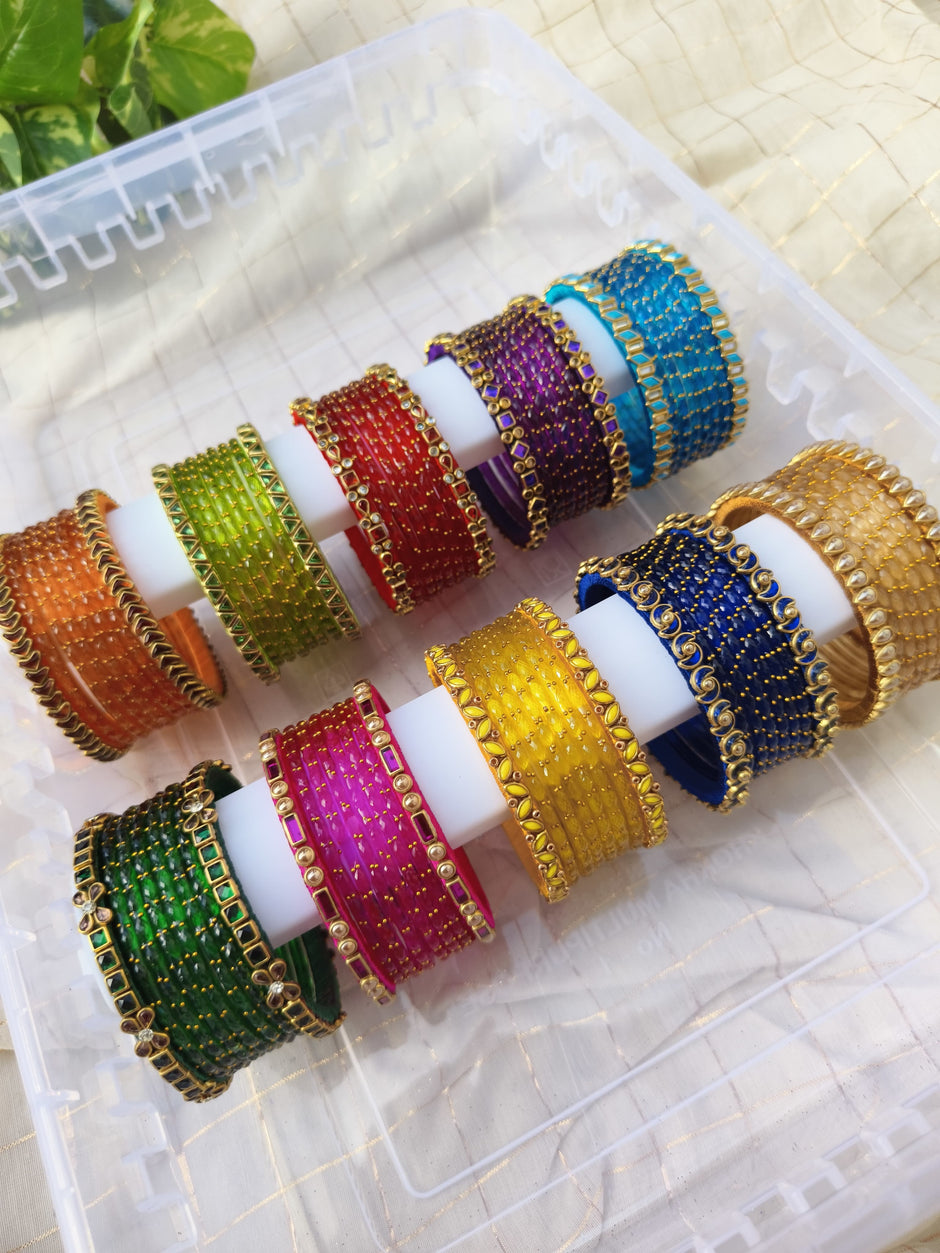 Silk Thread Bangles – Nila Bangles